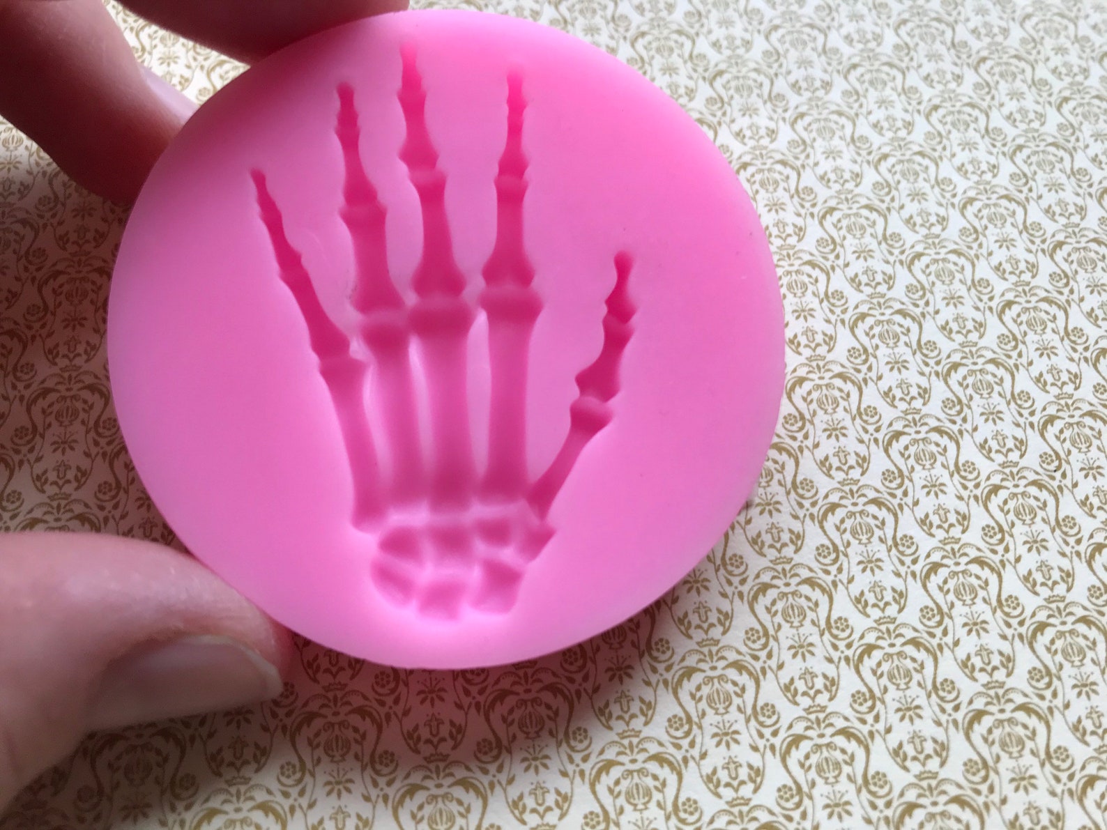 Skeleton Hand Silicone Mold - Etsy