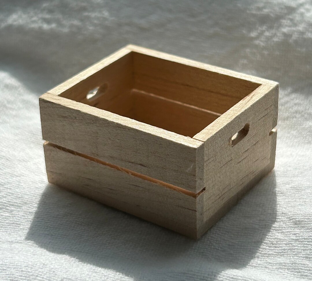 Miniature Wooden Crate - Etsy