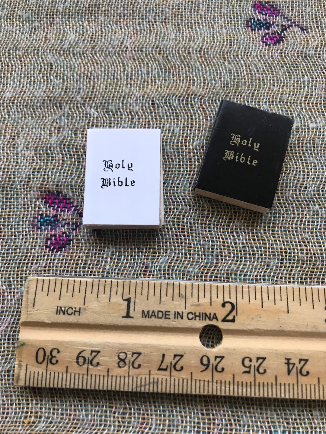 Miniature Bible Set - 2 Pieces - Etsy
