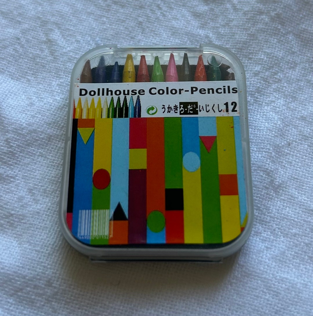 Miniature Colored Pencils - 12 Pieces - Etsy