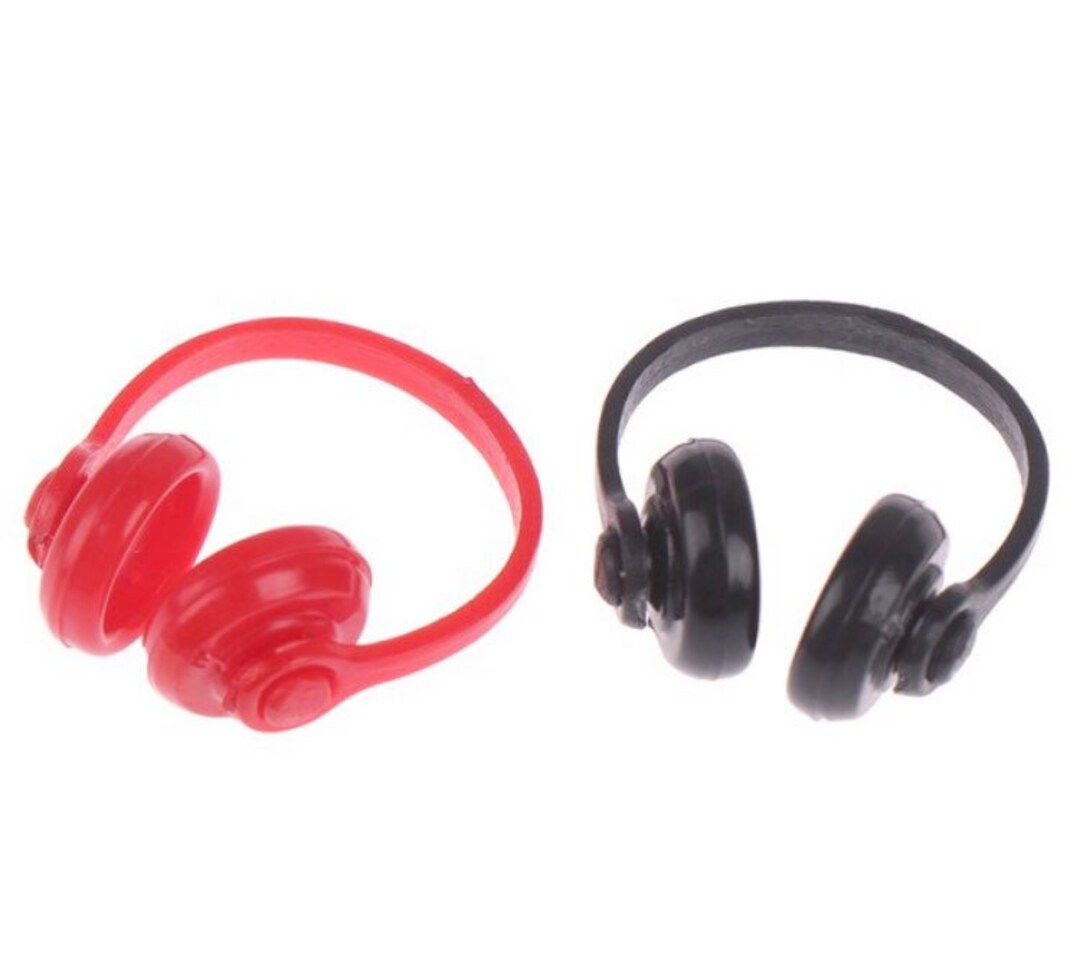 Dollhouse Miniature Headphones Your Choice Color - Etsy