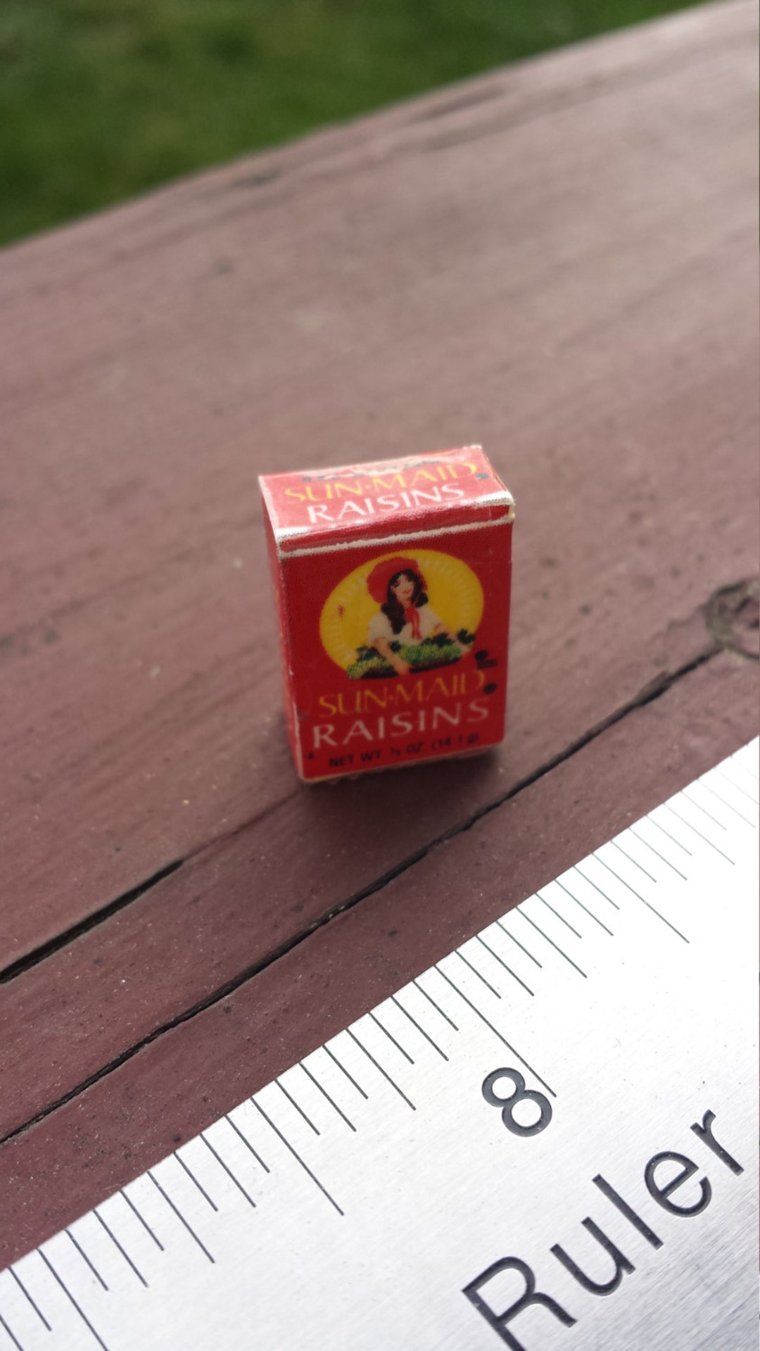 Dollhouse Miniature Raisin Box - Etsy