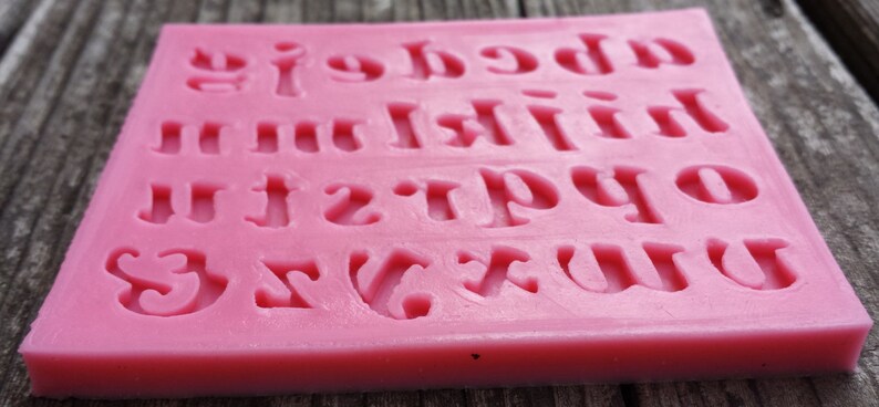 Letters Silicone Mold - Etsy