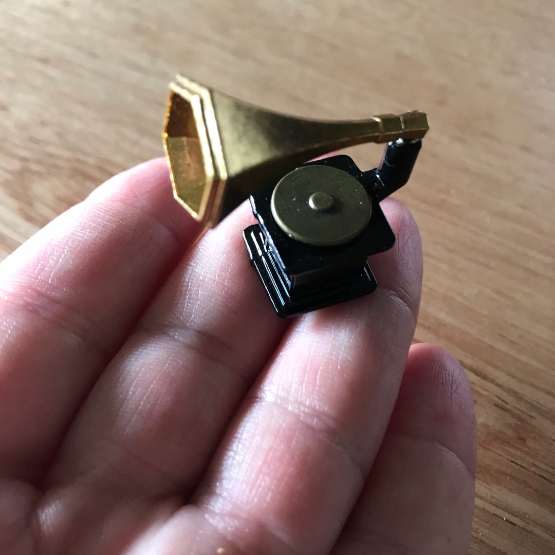 Dollhouse Miniature Phonograph - Etsy