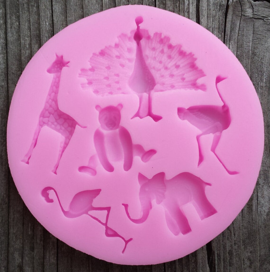 Wild Animals Silicone Mold - Etsy