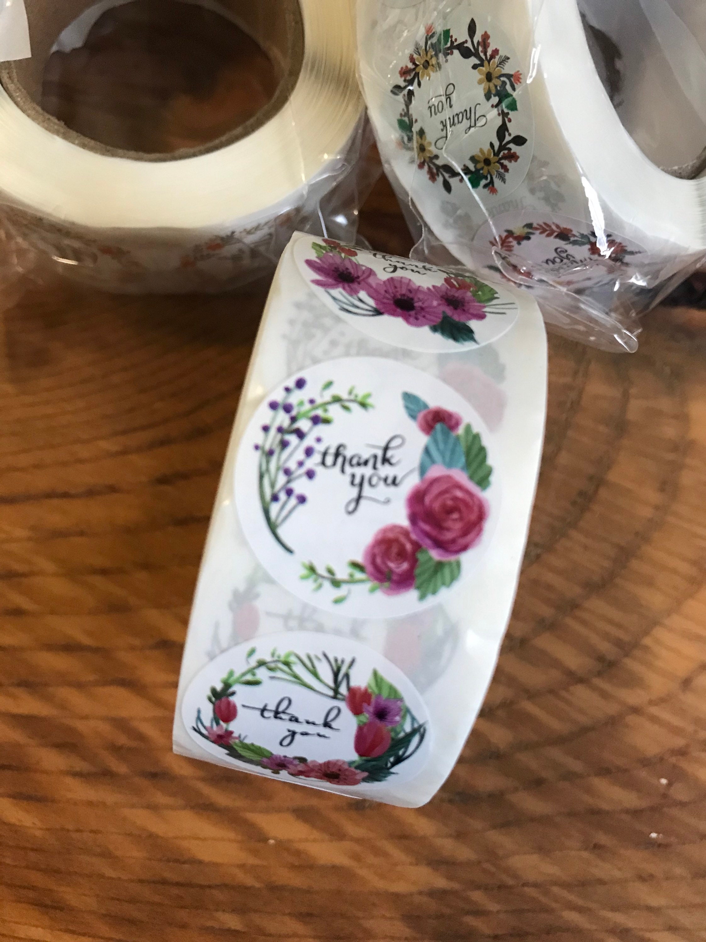 Thank You Stickers your choice style 500pcs | Etsy