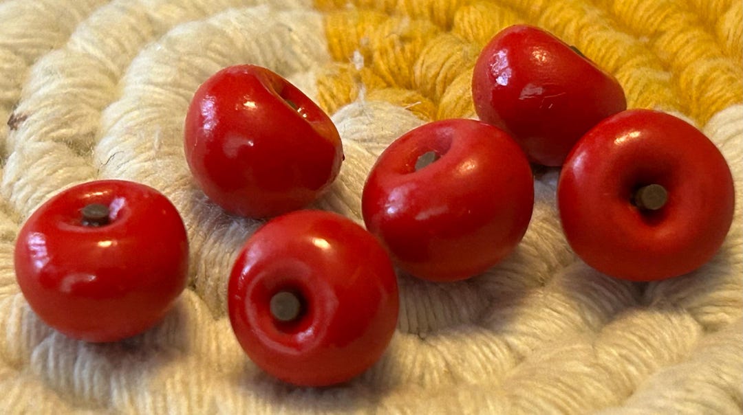Dollhouse Miniature Red Apples - 6 Pieces - Etsy