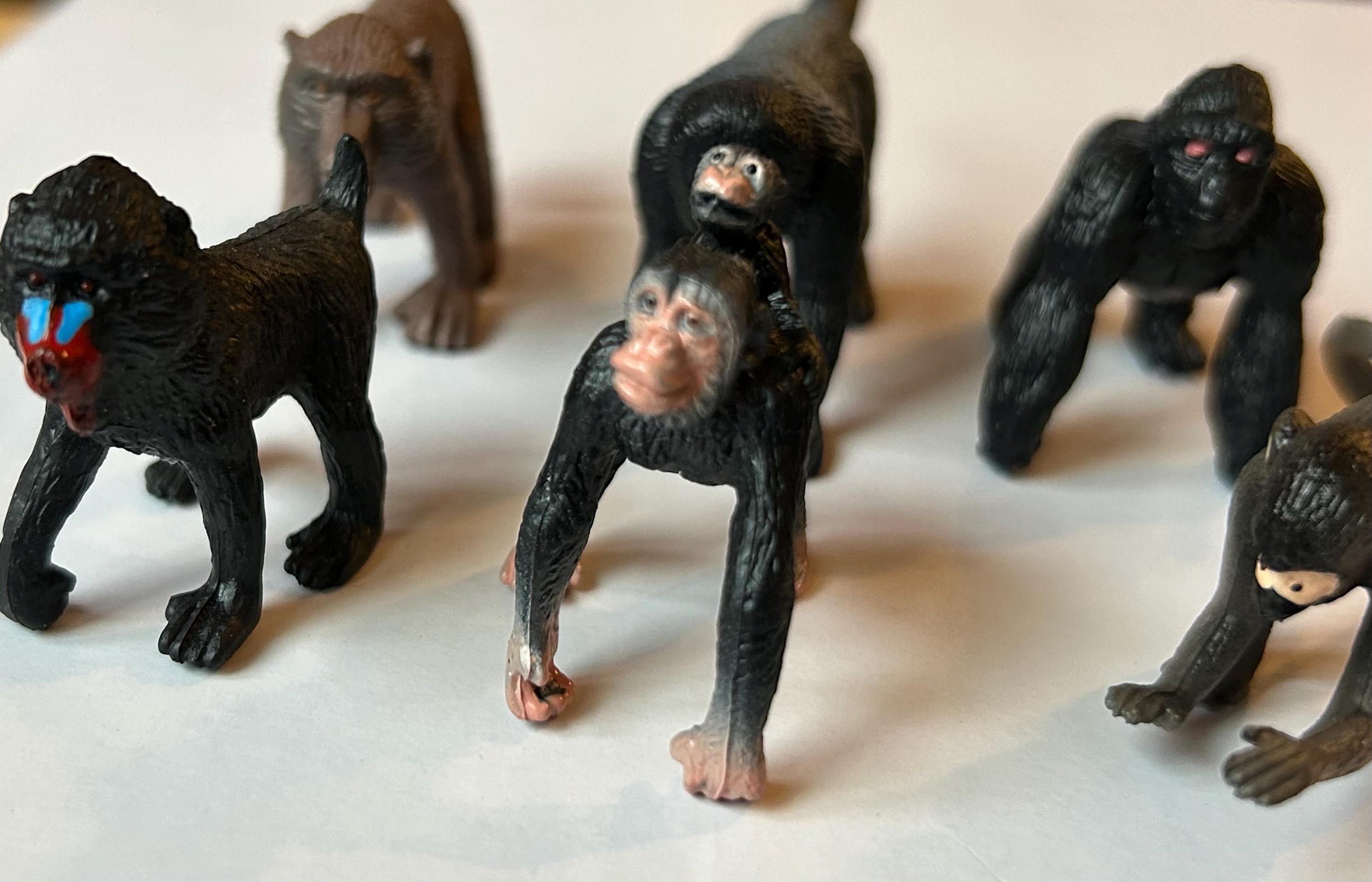 Miniature Monkeys - Your Choice Type - 6 Pieces - Etsy