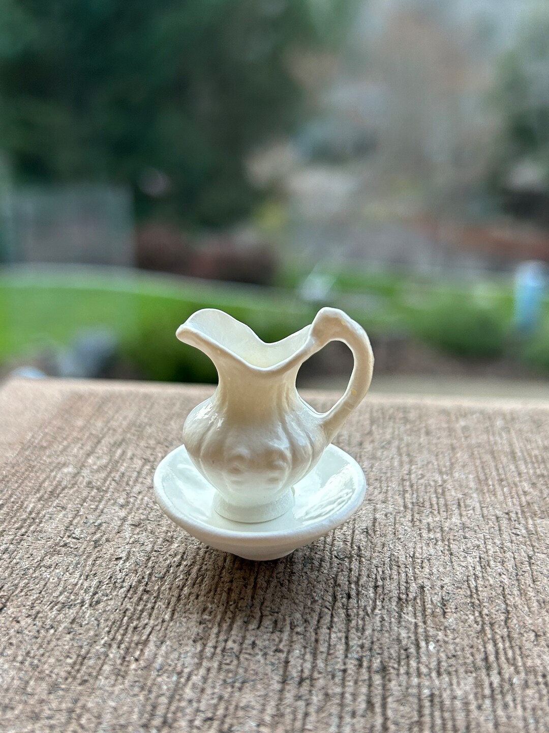 Dollhouse Miniature Pitcher and Bowl Set - Etsy