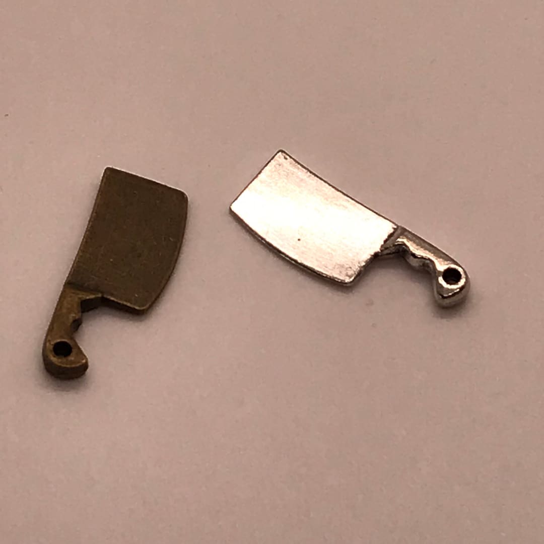 Dollhouse Miniature Cleaver Set - 2 Pieces - Etsy