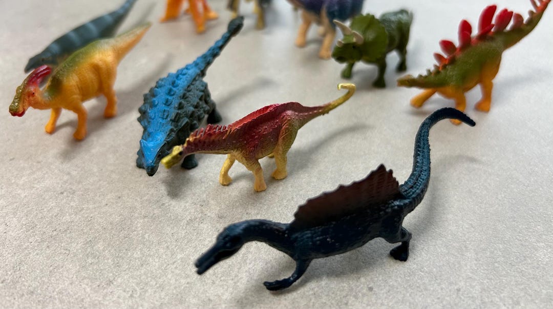 Miniature Dinosaurs - 12 Pieces - Etsy