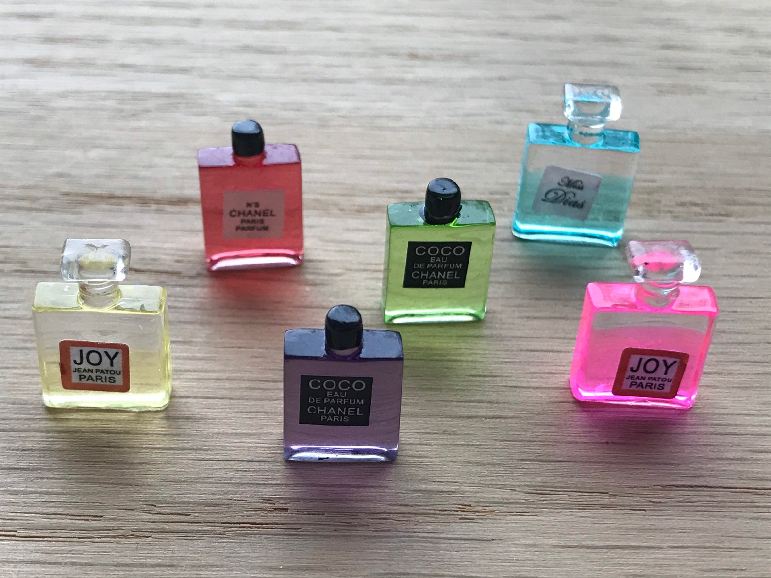 Miniature Perfume Bottles - 6 Pieces - Etsy