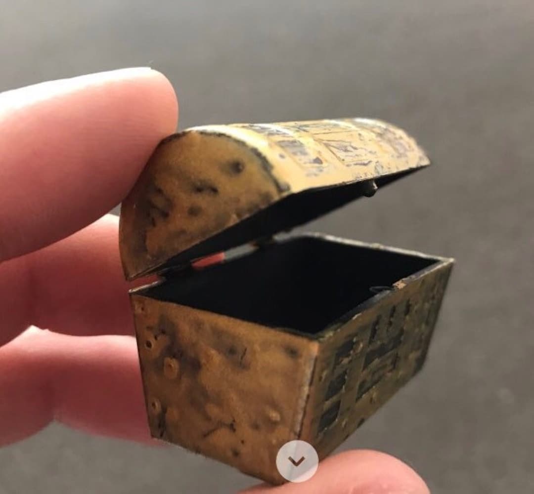 Dollhouse Miniature Treasure Chests - 2 Pieces - Etsy