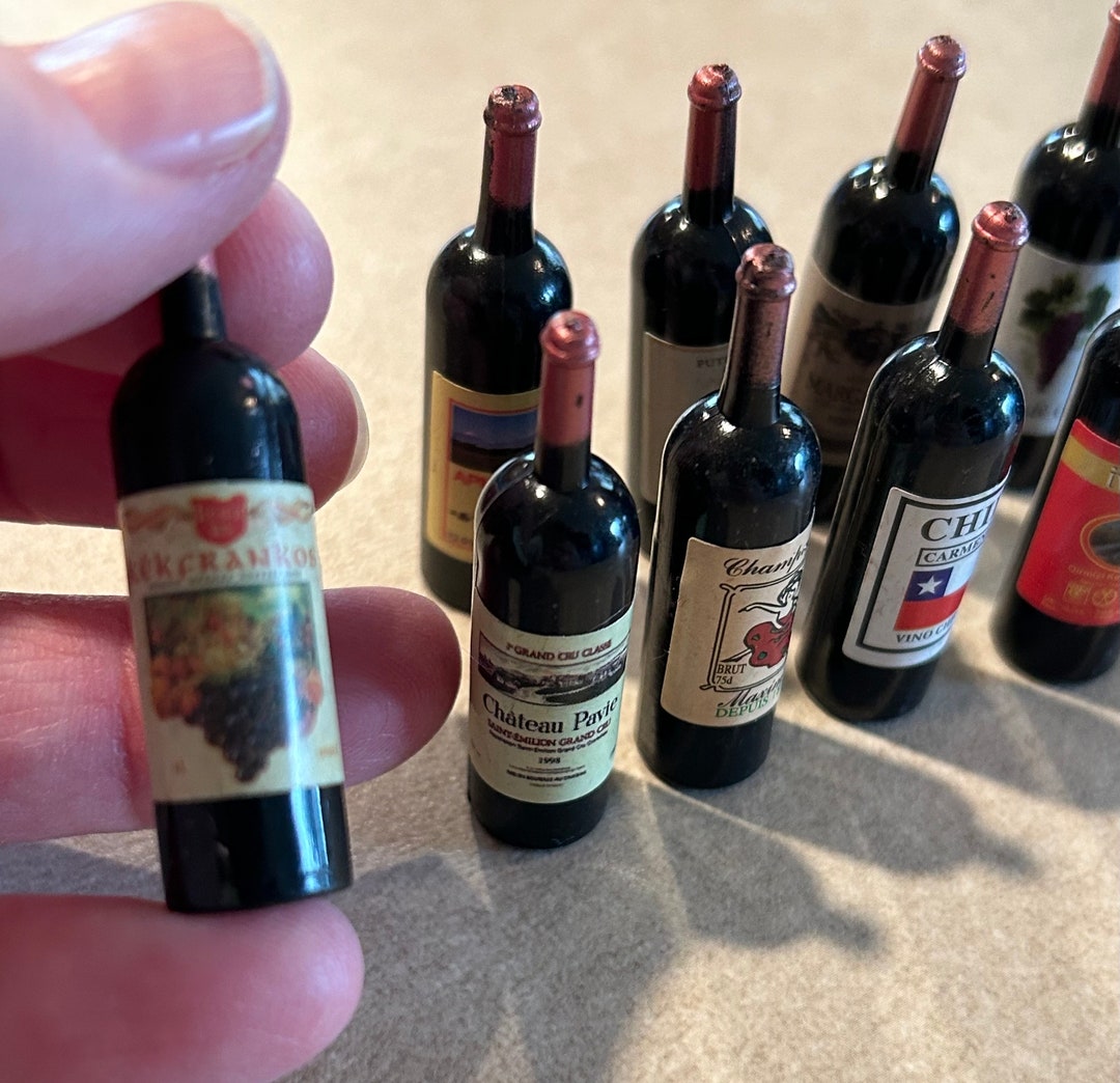 Miniature Wine Bottles - 10 Pieces - Etsy