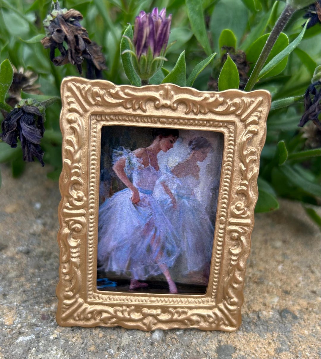 Miniature Ballerina Picture - Etsy