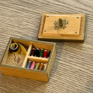Miniature Sewing Box - Your Choice Color - Etsy