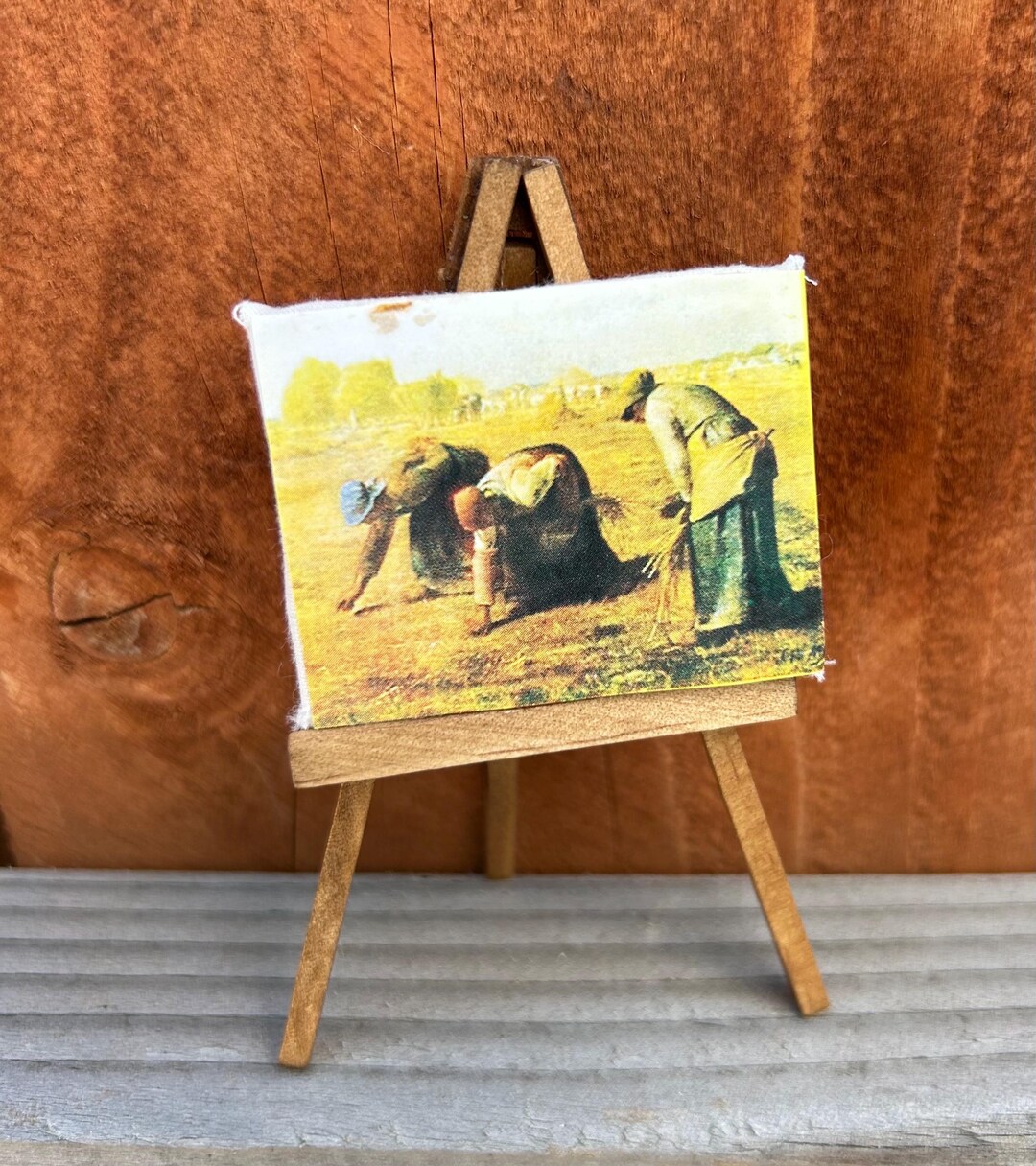 Dollhouse Miniature Easel With Painting - Etsy
