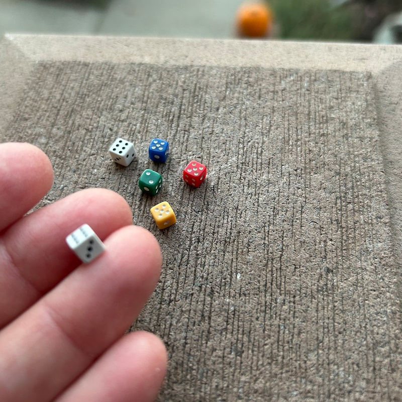 Miniature Dice - Etsy