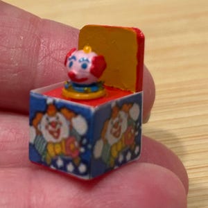 Dollhouse Miniature Jack in the Box - Your Choice Type - Etsy