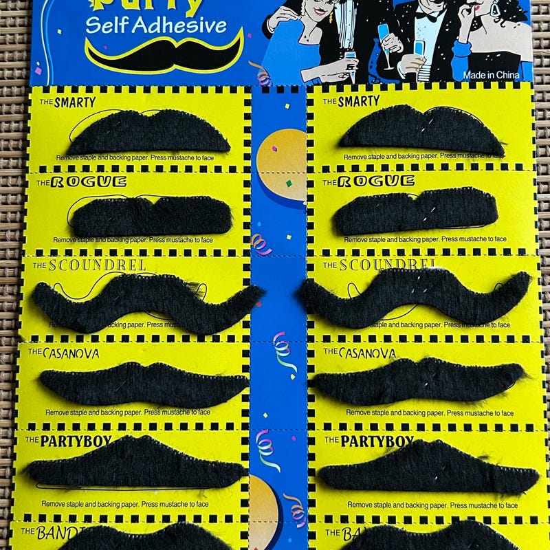 Mario Mustache - Etsy