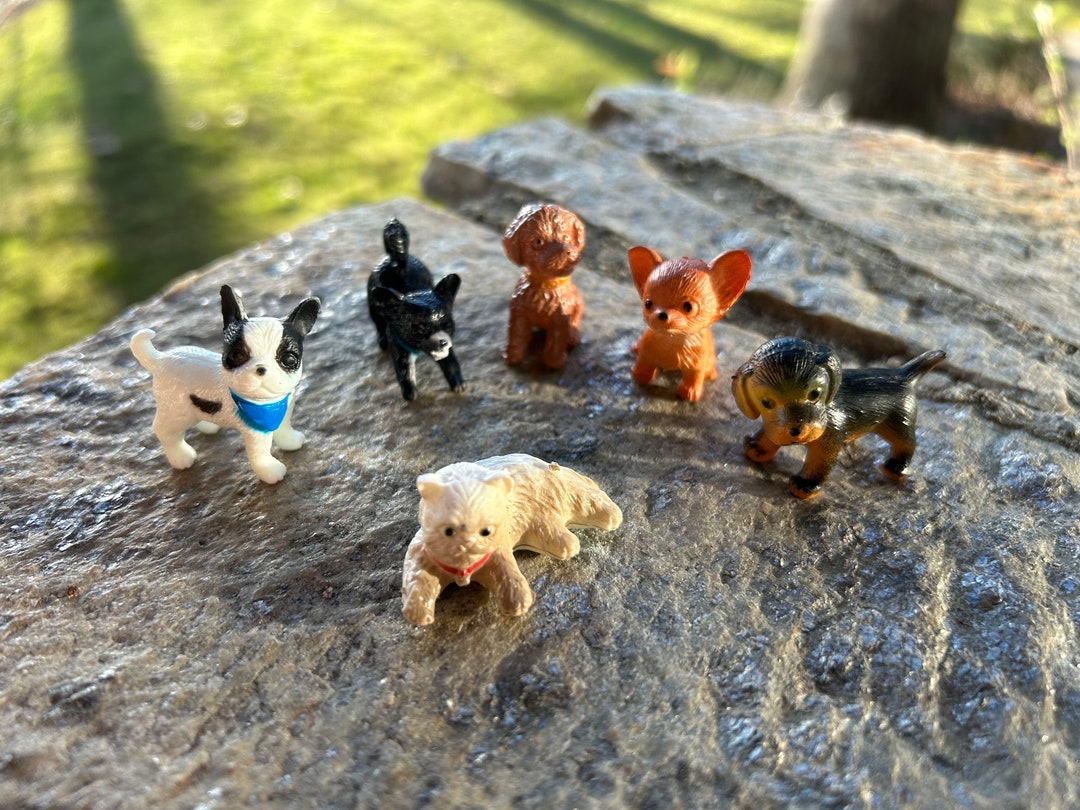 Miniature Animals - Dogs and Cats - 6 Pieces - Etsy