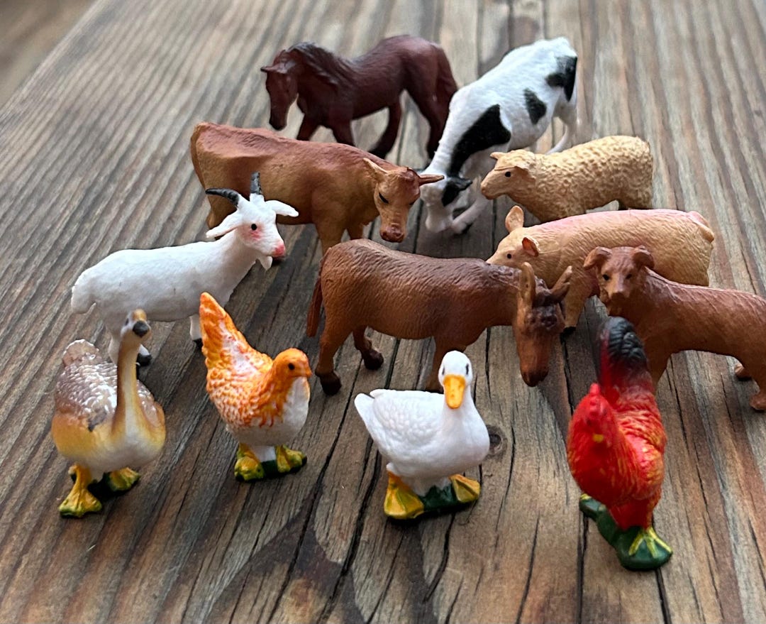 Miniature Farm Animals - 12 Pieces - Your Choice Type - Etsy