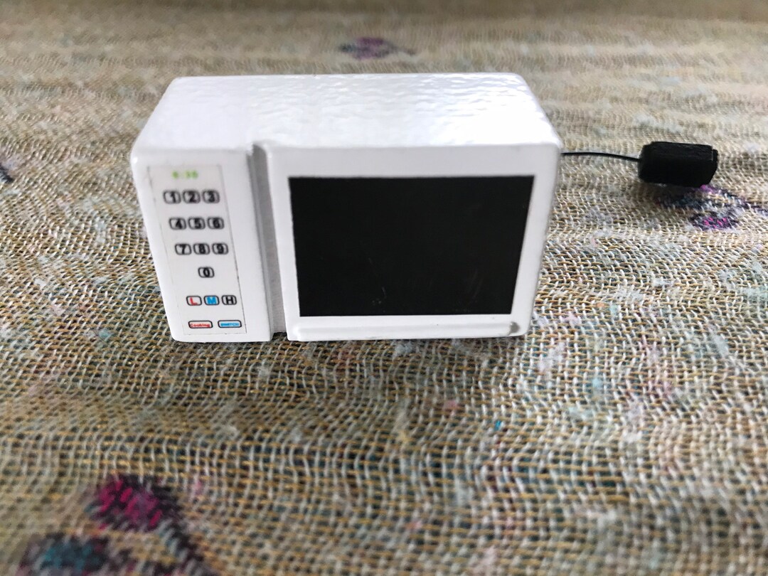 Dollhouse Miniature Microwave - Etsy