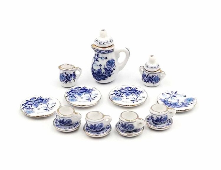 Dollhouse Miniature Tea Set your choice set | Etsy