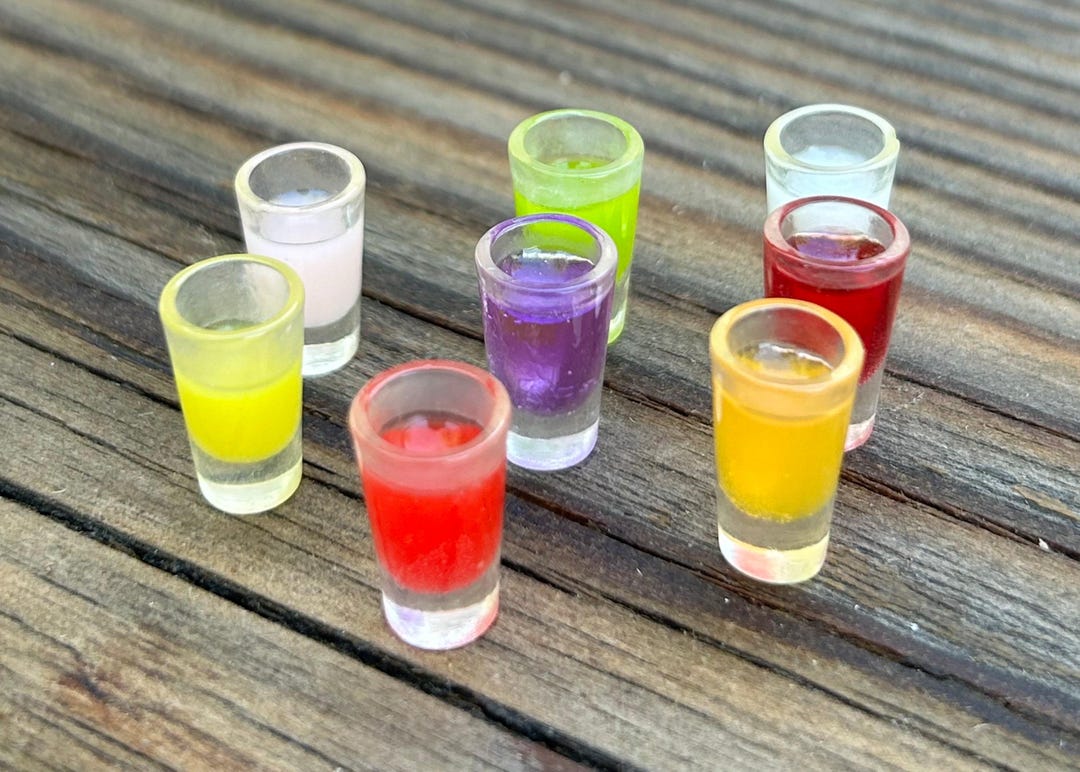 Miniature Drinks - 8 Pieces - Etsy Canada