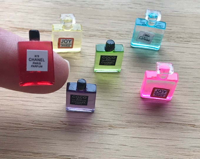 9 Miniature Perfume Bottles Lot: Miniature Tiny Perfume Bottle ...