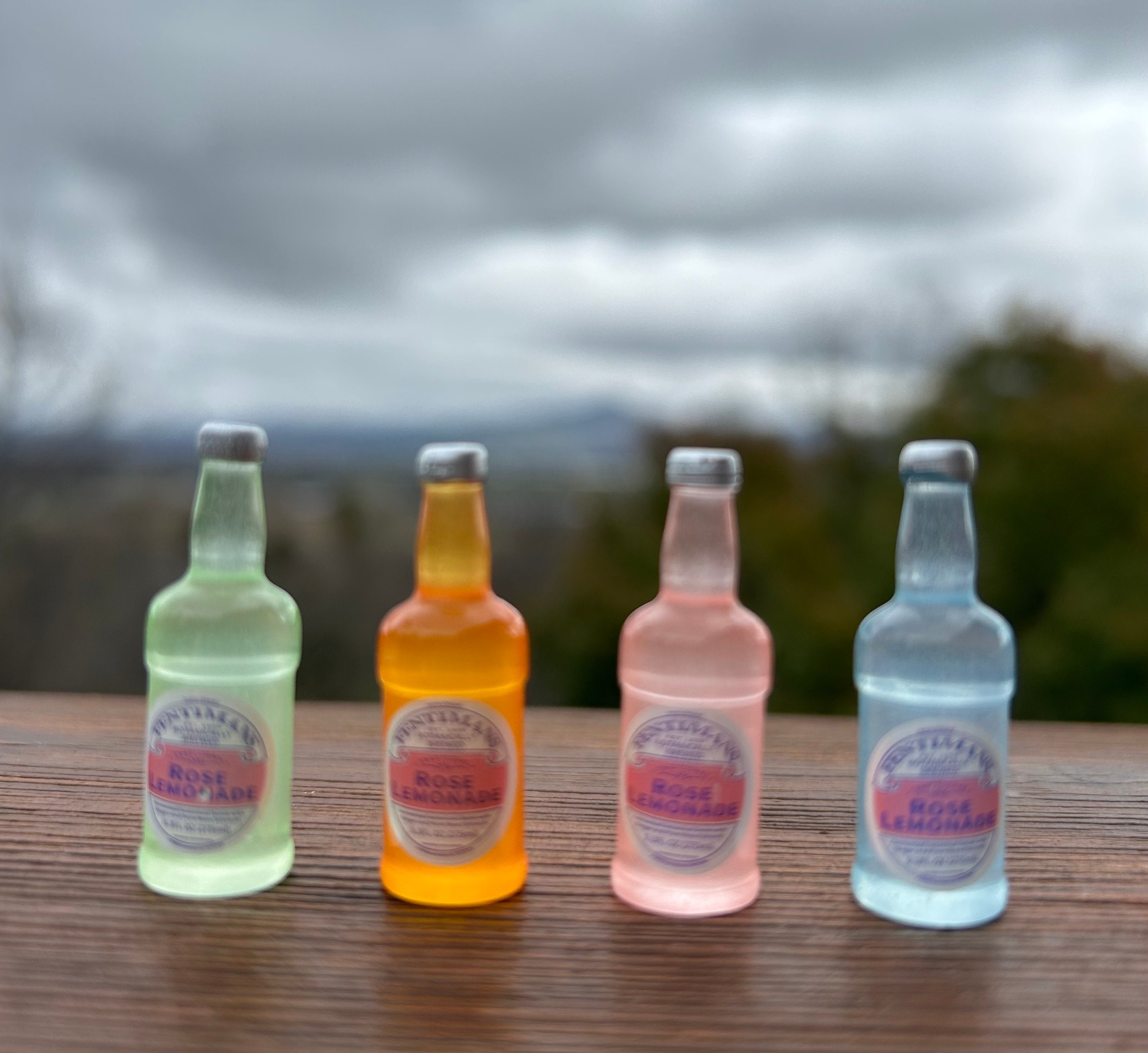 Miniature Drink Bottles - 4 Pieces - Etsy