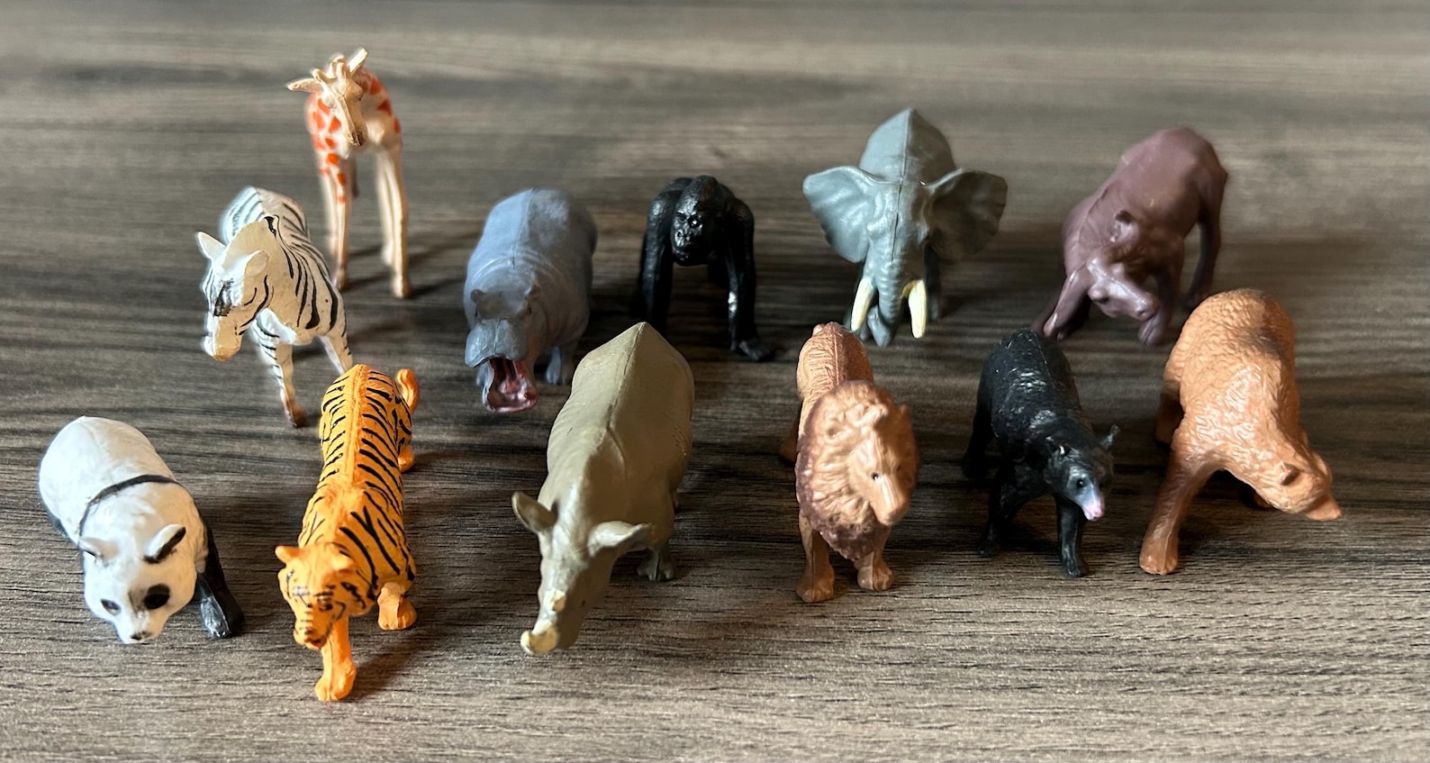 Miniature Wild Animals - 12 Pieces - Etsy