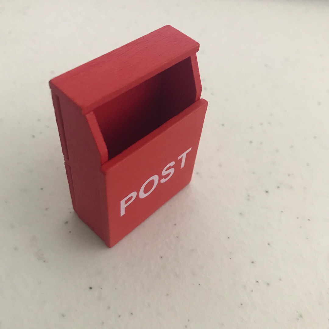 Dollhouse Miniature Mailbox - Your Choice Color - Etsy