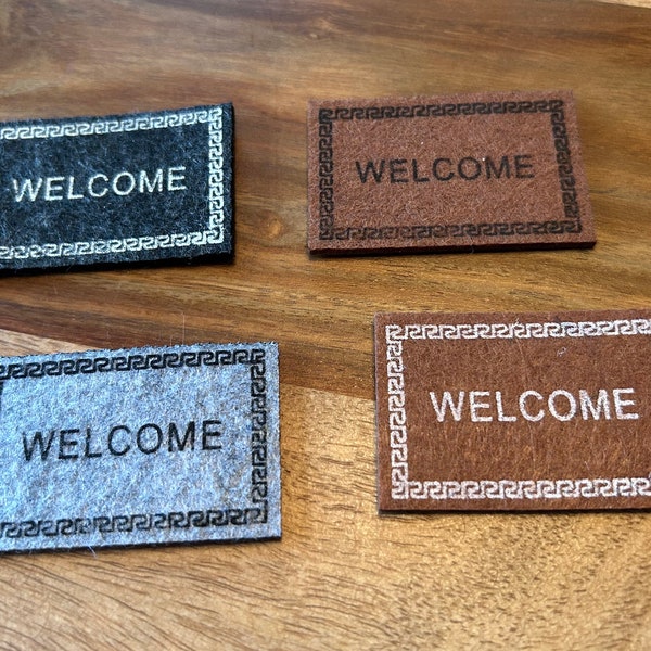 Mini Welcome Mat - Etsy