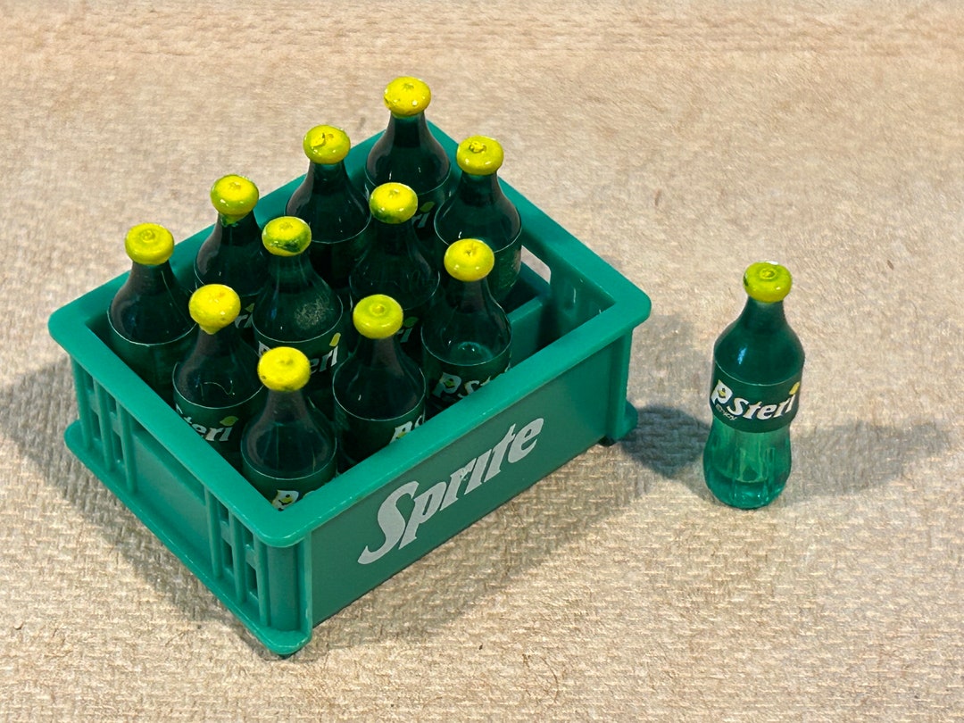 Miniature Soda Bottles in Crate - Your Choice Type - Etsy