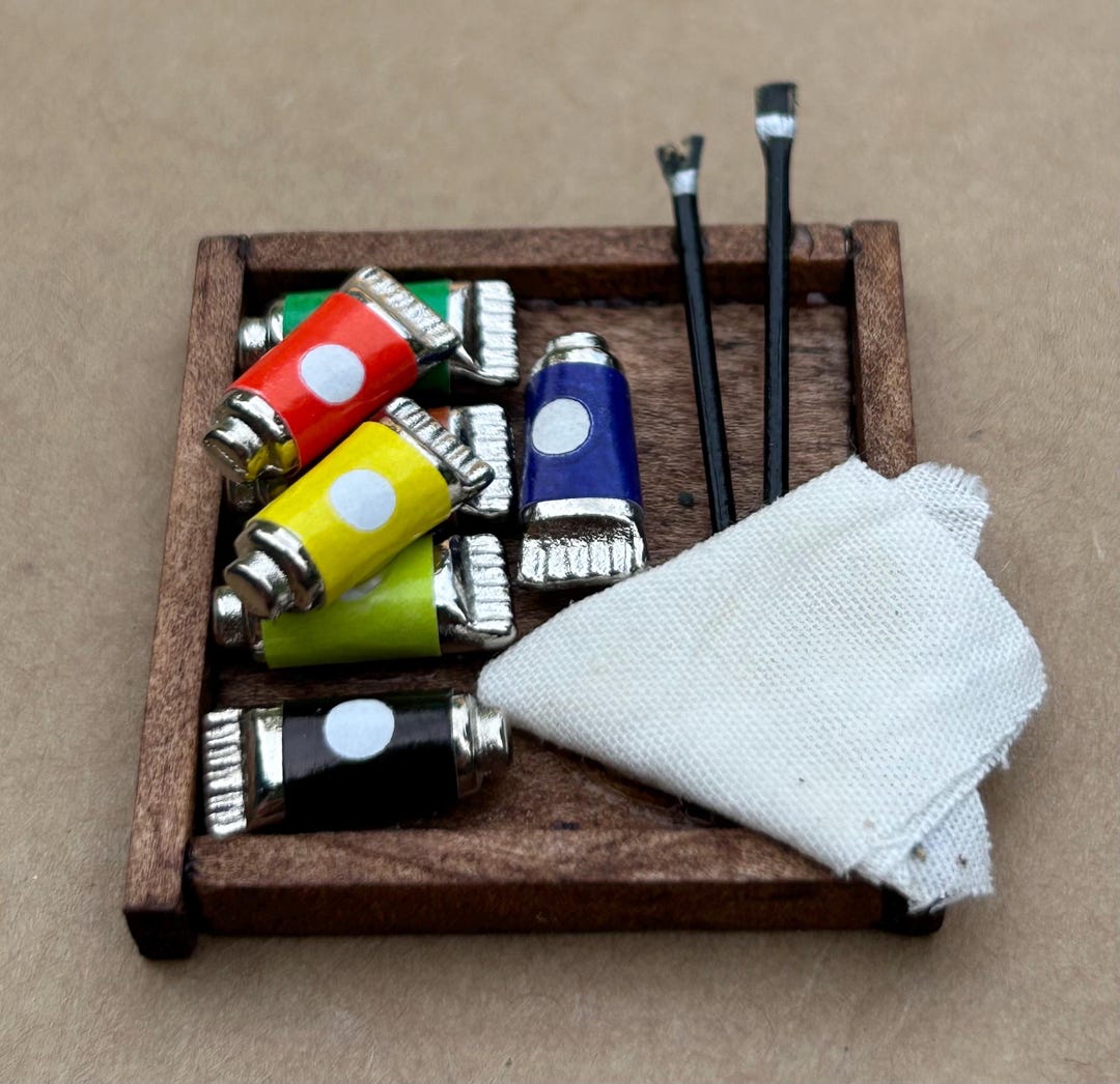 Miniature Art Paint Box - Etsy