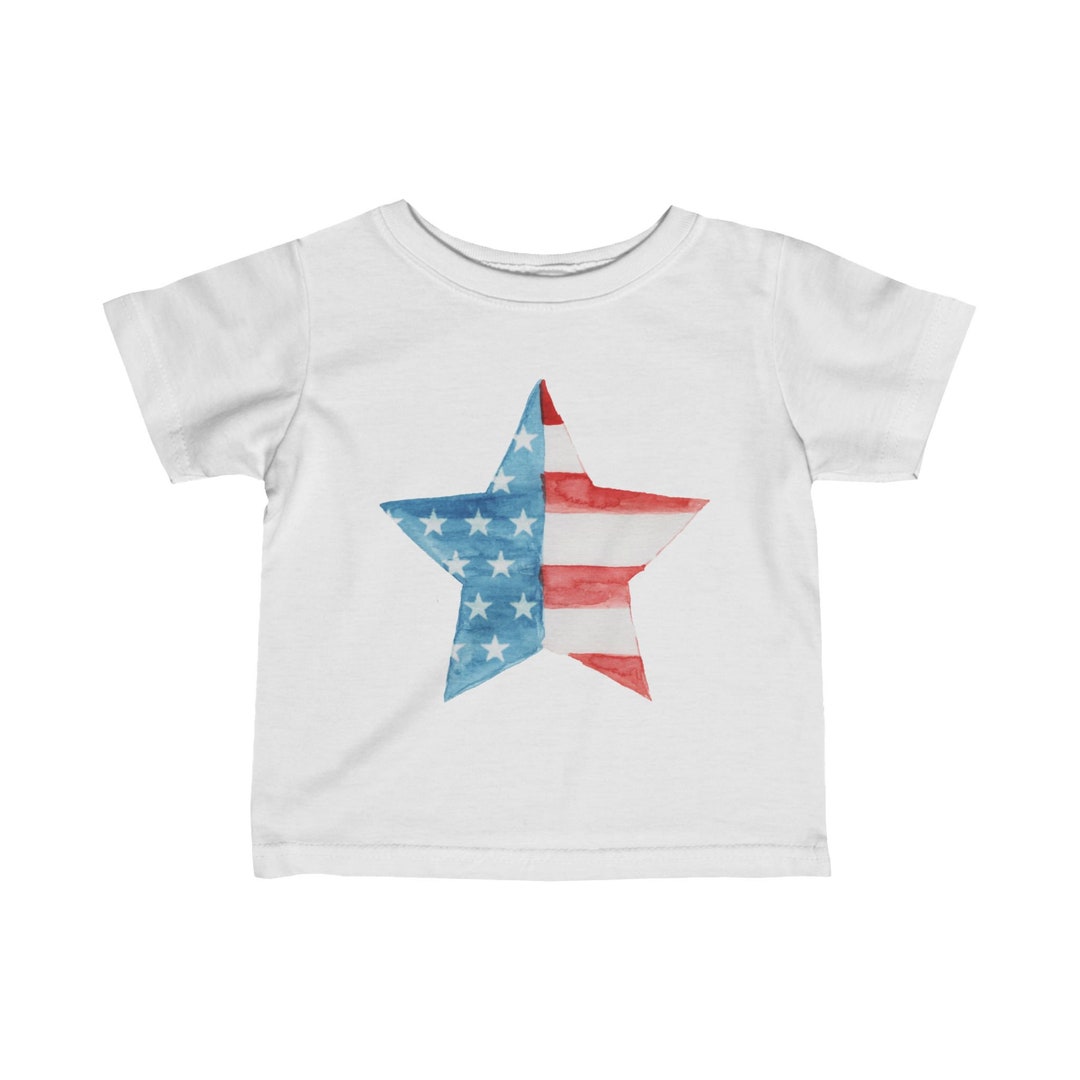American Star Baby Tee - Etsy