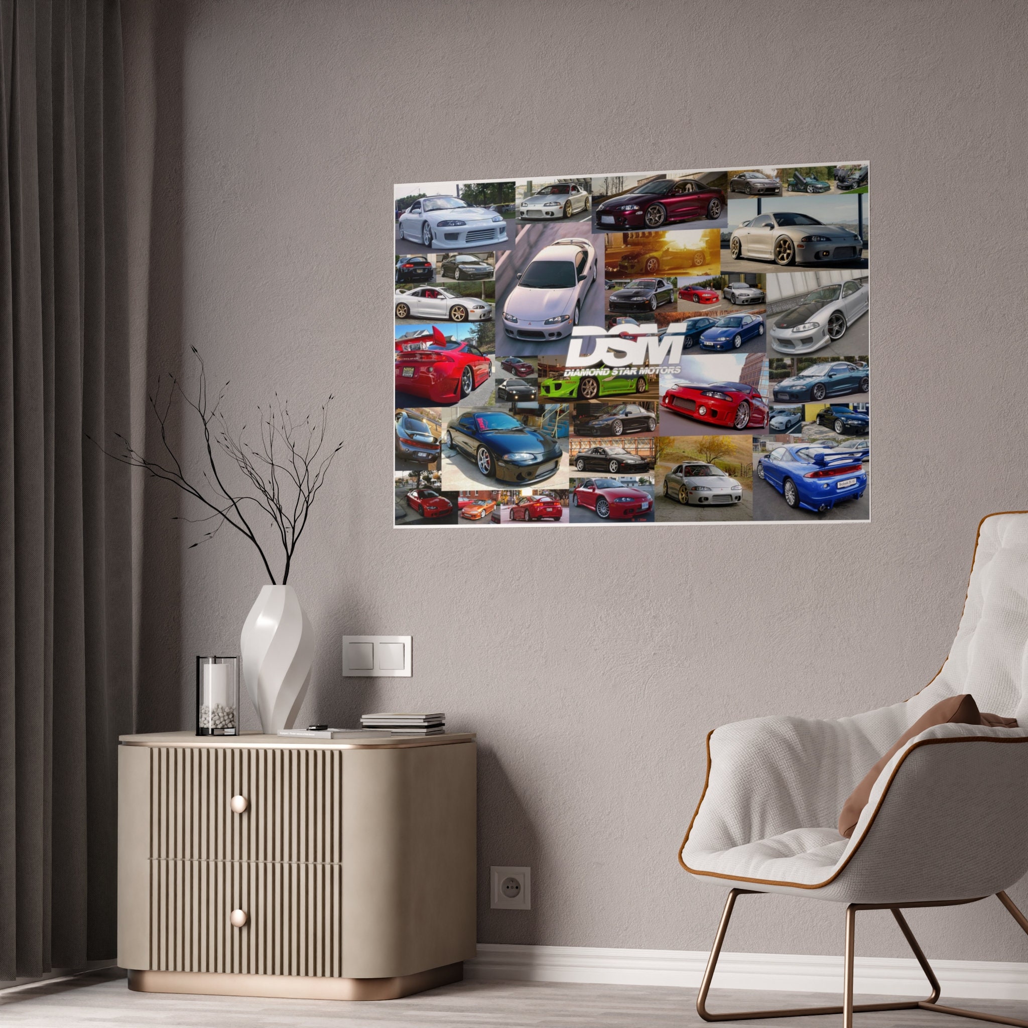Mitsubishi Eclipse DSM Poster - Etsy