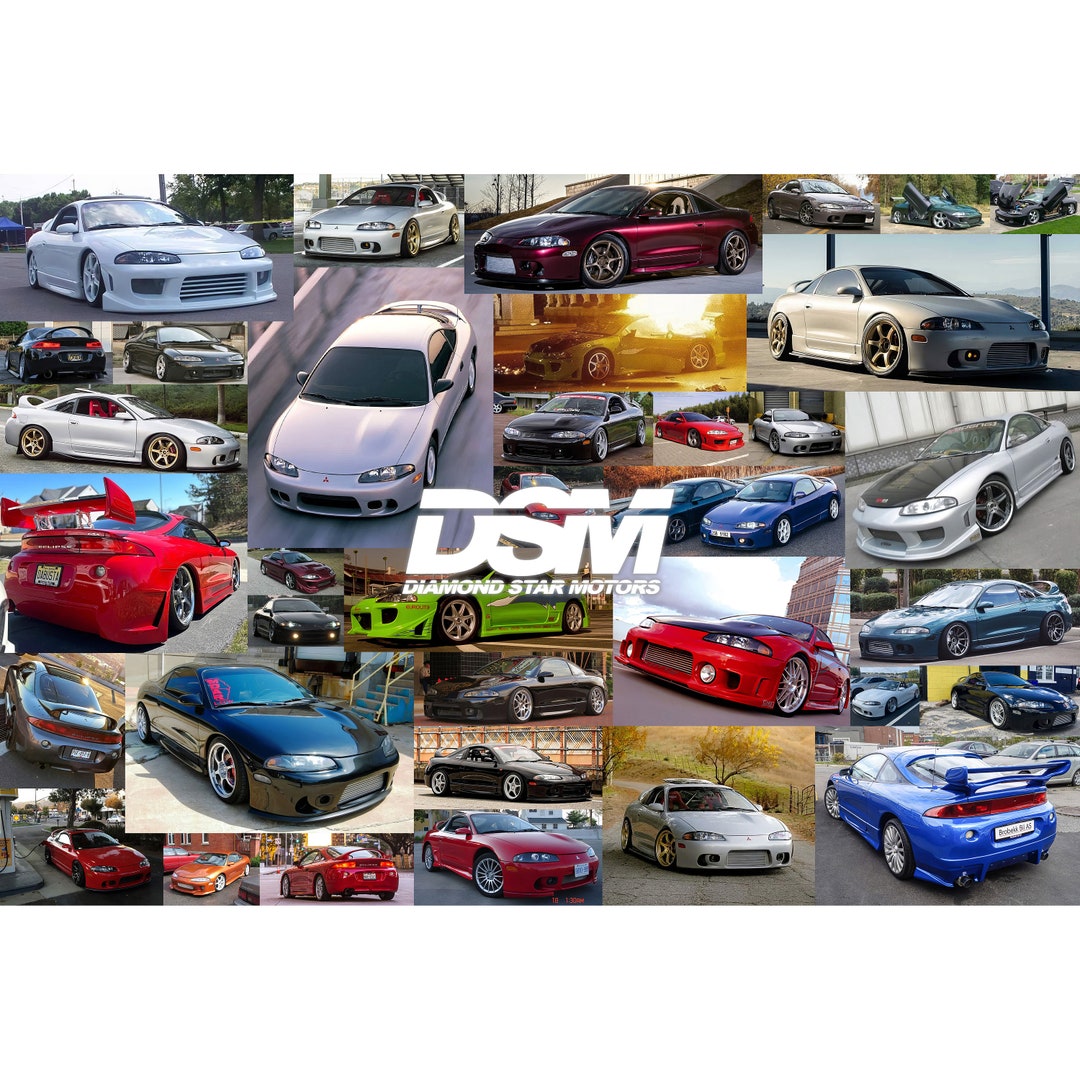 Mitsubishi Eclipse DSM Poster - Etsy