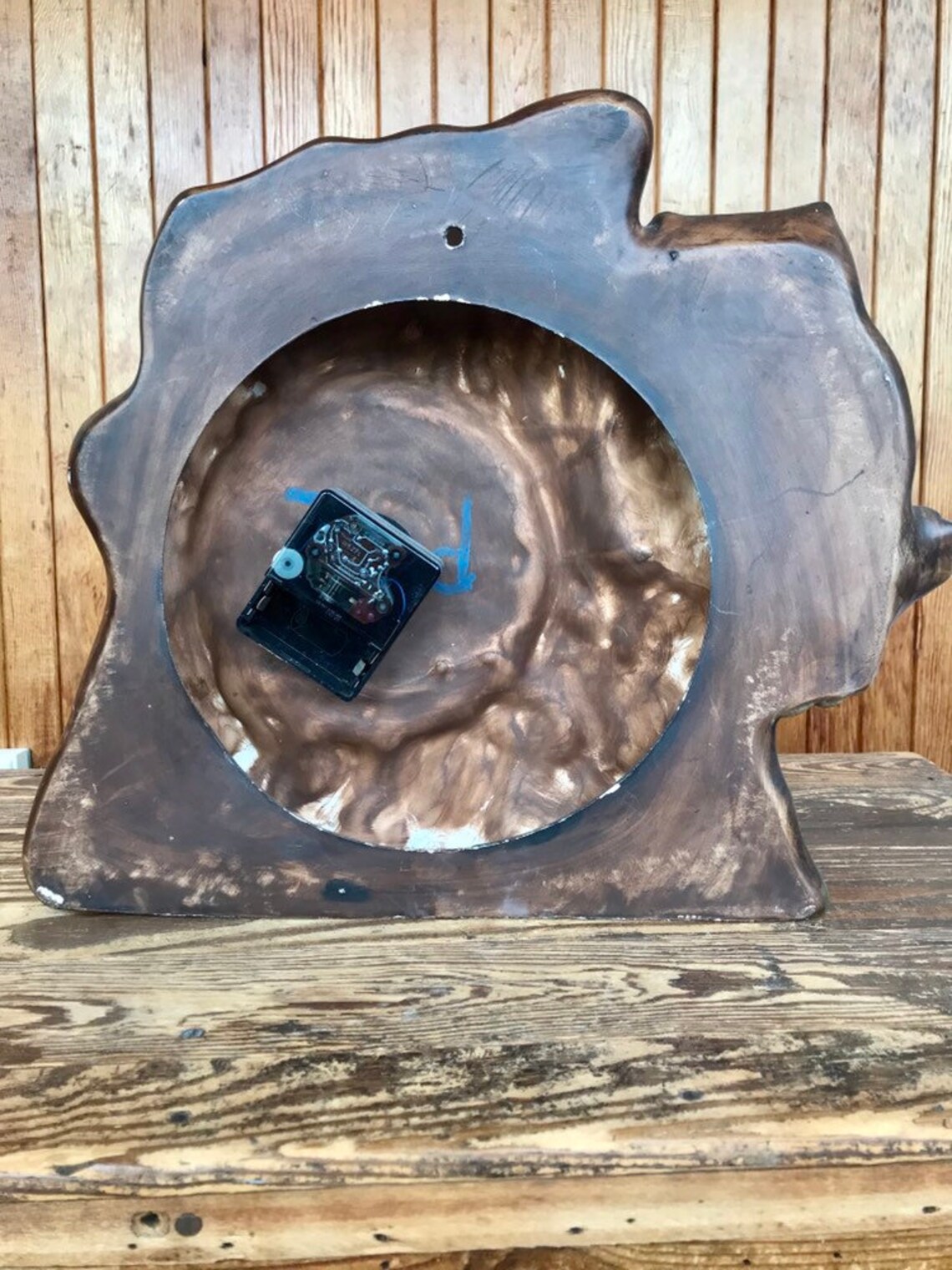 1980 Vintage Ceramic Owl Clock - Etsy