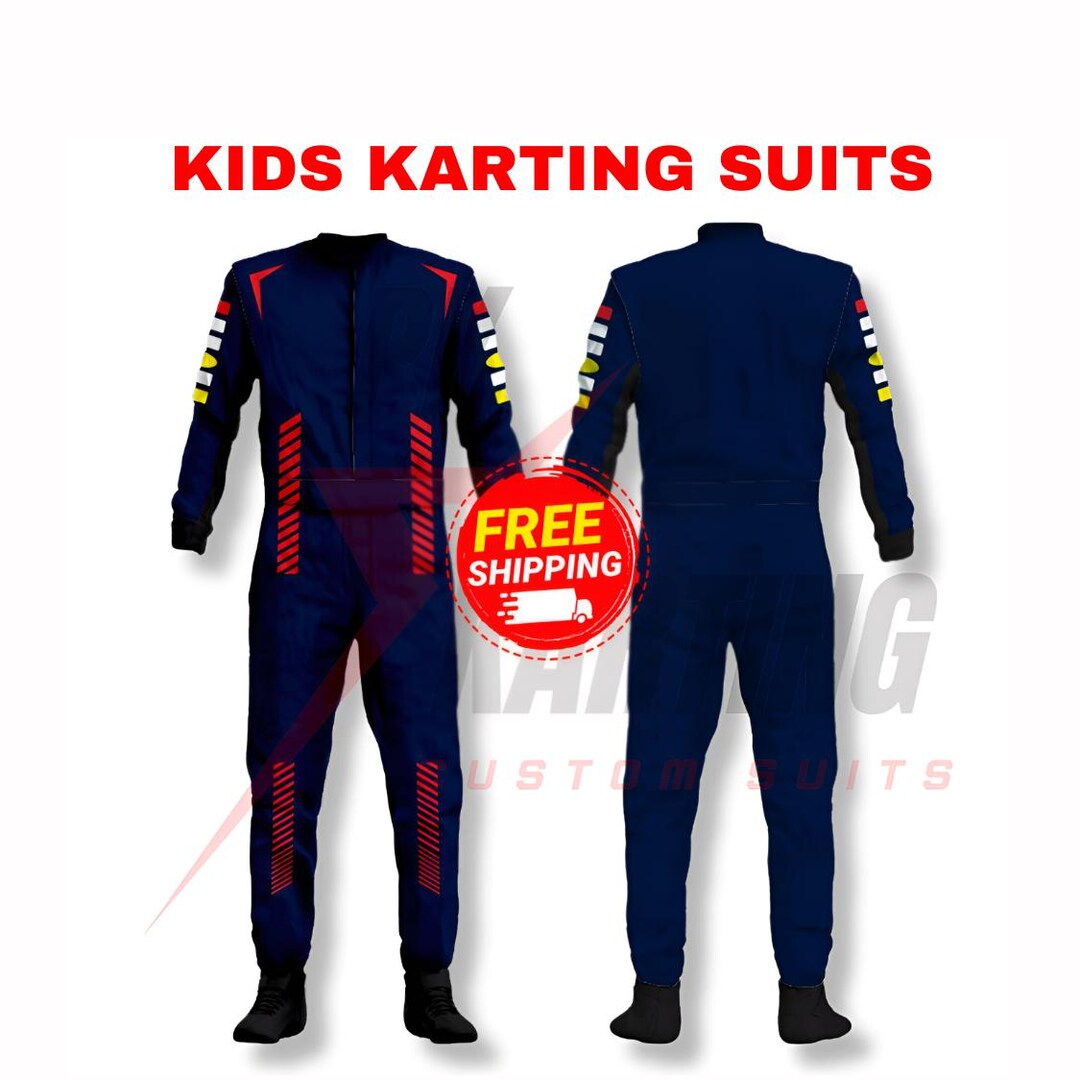 Hand/machine Made Go Kart Kids F1 Racing Suit|custom-made |CIK/FIA Level 2|customized Logos ...
