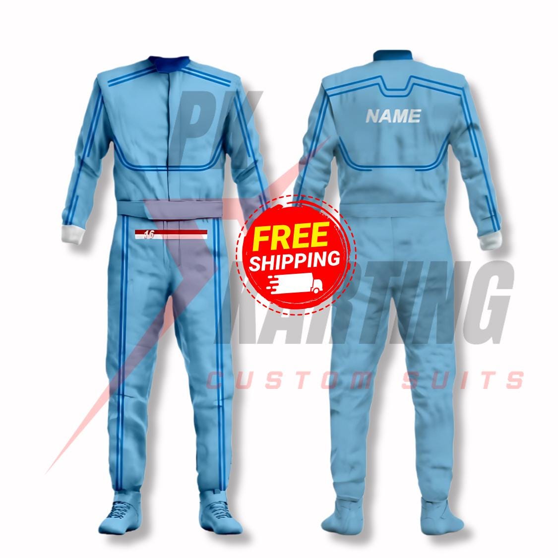 Personalized Go Kart Racing Suit F1 Karting Suit CIKFIA Level 2 Approved Hand/machine Made Suit ...
