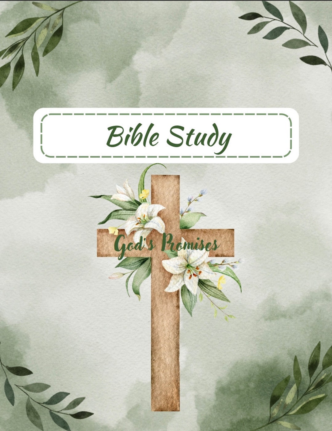 God's Promises Bible Study Planner - Etsy