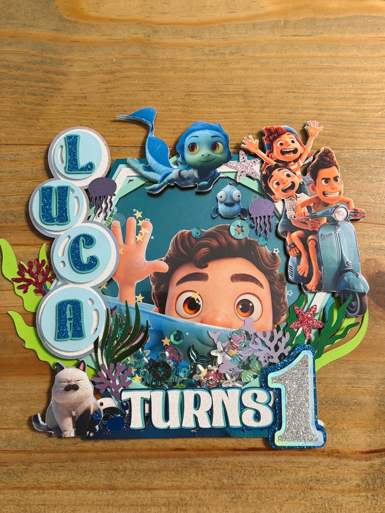 Luca Birthday Cake Topper - Etsy