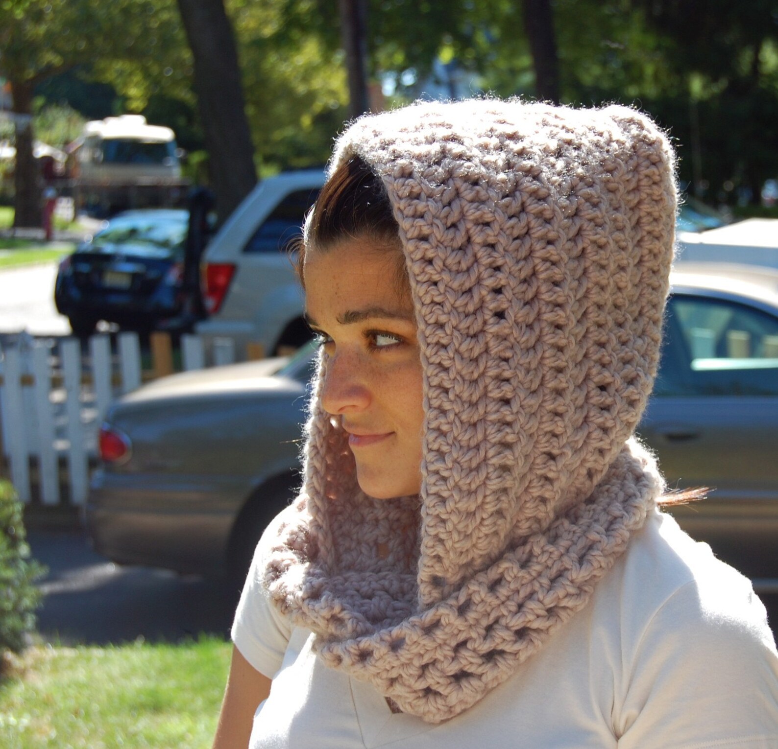 CROCHET PATTERN Scoodie + Scarf Hoodie Crochet Pattern + Easy Crochet ...