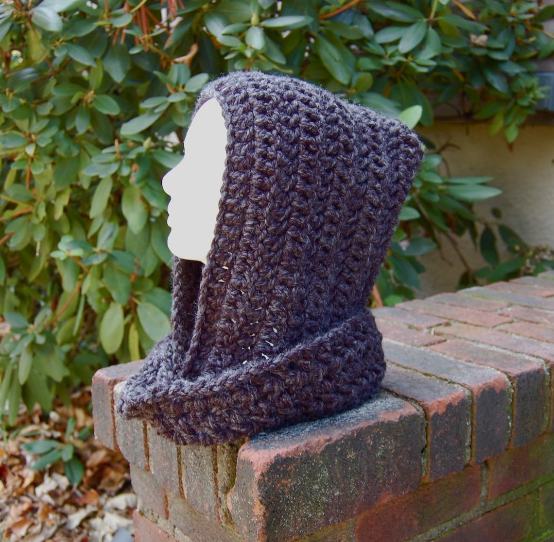 CROCHET PATTERN -scarf / Hoodie Pattern - Easy - Etsy