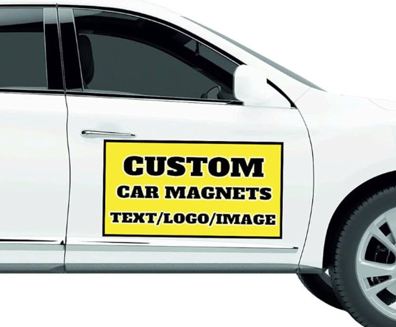 30 Mils Customizable Car Magnets for Business Advertising, Personalized ...