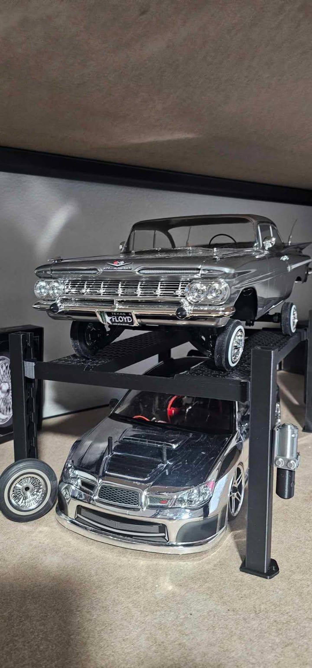 4 Post Lift for 1/10 Scale Garage Mini Display RC Double Stack Car ...