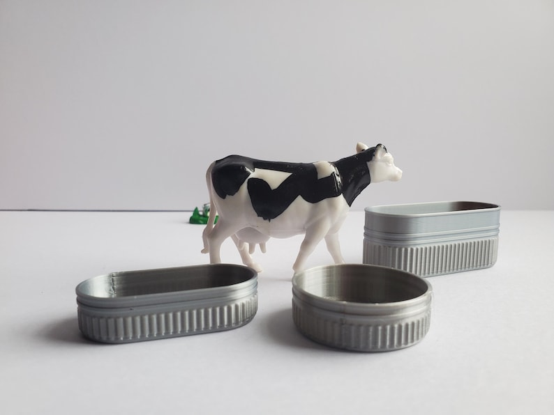 Water Trough Stock Tanks 1/24 or 1/18 Scale for Farm Ranch Railroad ...