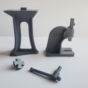 No.3 Arbor Press Stand Garage Machine Metal Shop Display 1/10 Scale ...